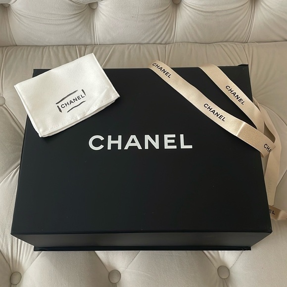 CHANEL | Storage & Organization | Chanel Black Gift Box With Ribbon ...